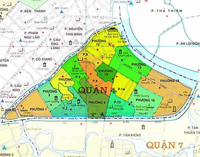 Bản đồ Quận Huyện TPHCM: Chi Tiết 24 Quận TP.HCM|Sài Gòn