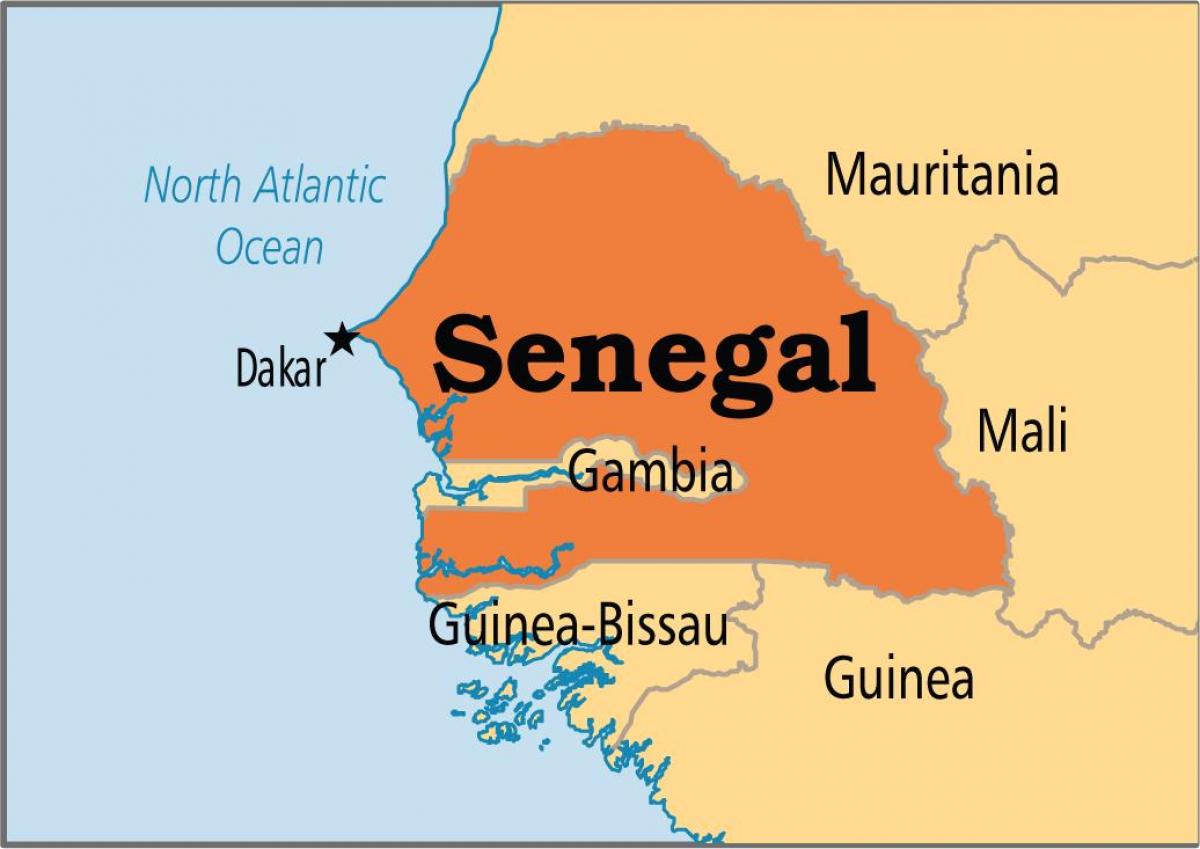 Cập Nhật 2024 Bản đồ đất Nước Sénégal (Senegal Map) Phóng To Năm 2023