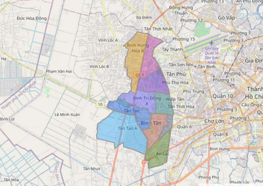 Bản Đồ Phường Bình Hưng Hòa Quận Bình Tân, TP.HCM: Khám Phá Và Quy Hoạch Đô Thị Mới