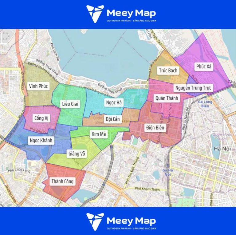 Ba Đình Hà Nội Map | Khám Phá Bản đồ Chi Tiết Quận Ba Đình, Hà Nội