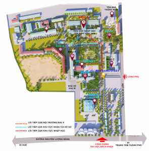 Bản đồ Bách Khoa Đà Nẵng đầy đủ Chi Tiết