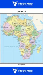 Bản Đồ Châu Phi| Khổ Lớn Phóng To Năm 2024