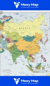 Tải Bản đồ Châu Á Khổ Lớn Phóng To, đầy đủ Các Nước Năm 2026