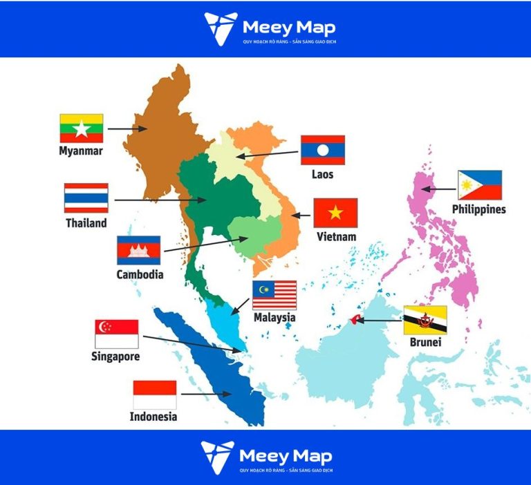 Khám Phá Bản Đồ Đông Nam Á Khổ Lớn Mới Nhất 2026