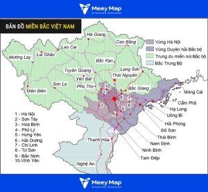 Bản đồ Miền Bắc, Việt Nam Khổ Lớn Phóng To Mới Nhất 2024