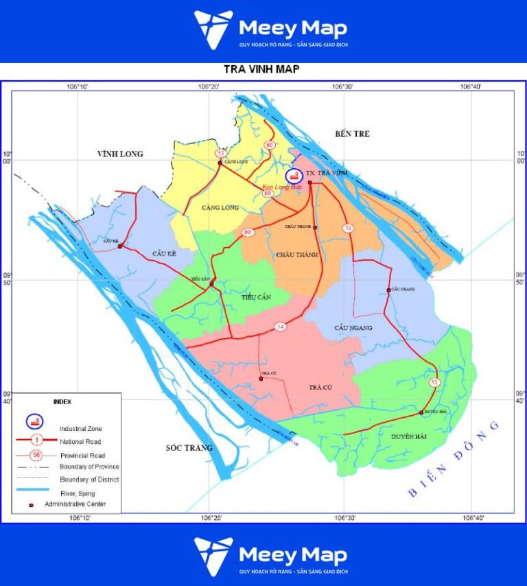Quy Hoạch Tỉnh Trà Vinh 2024-2030: Tiến Về Tương Lai Đến Năm 2050