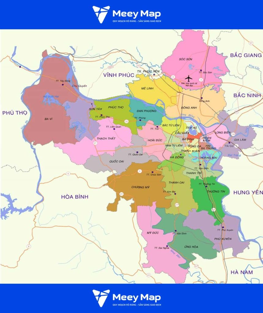 Bản đồ Miền Bắc, Việt Nam Khổ Lớn Phóng To Mới Nhất 2024