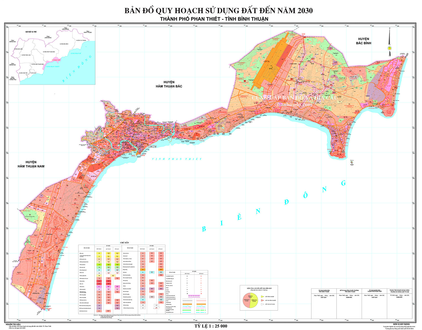 Bản đồ Quy Hoạch Thành Phố Phan Thiết, Bình Thuận 2024| Kế Hoạch Sử Dụng đất