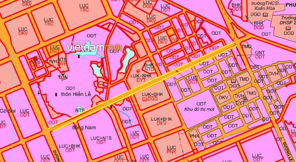 Đường Sẽ Mở Theo Quy Hoạch ở Xã Cao Minh, TP Phúc Yên, Tỉnh Vĩnh Phúc (phần 1)