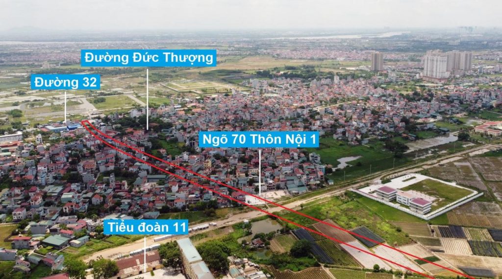 Đường Sẽ Mở Theo Quy Hoạch ở Xã Đức Thượng, Hoài Đức, Hà Nội (phần 3)