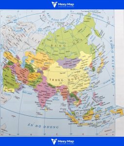 Tải Bản đồ Châu Á Khổ Lớn Phóng To, đầy đủ Các Nước Năm 2025