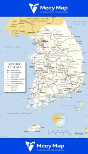 Bản đồ Hàn Quốc Khổ Lớn Phóng To 2025